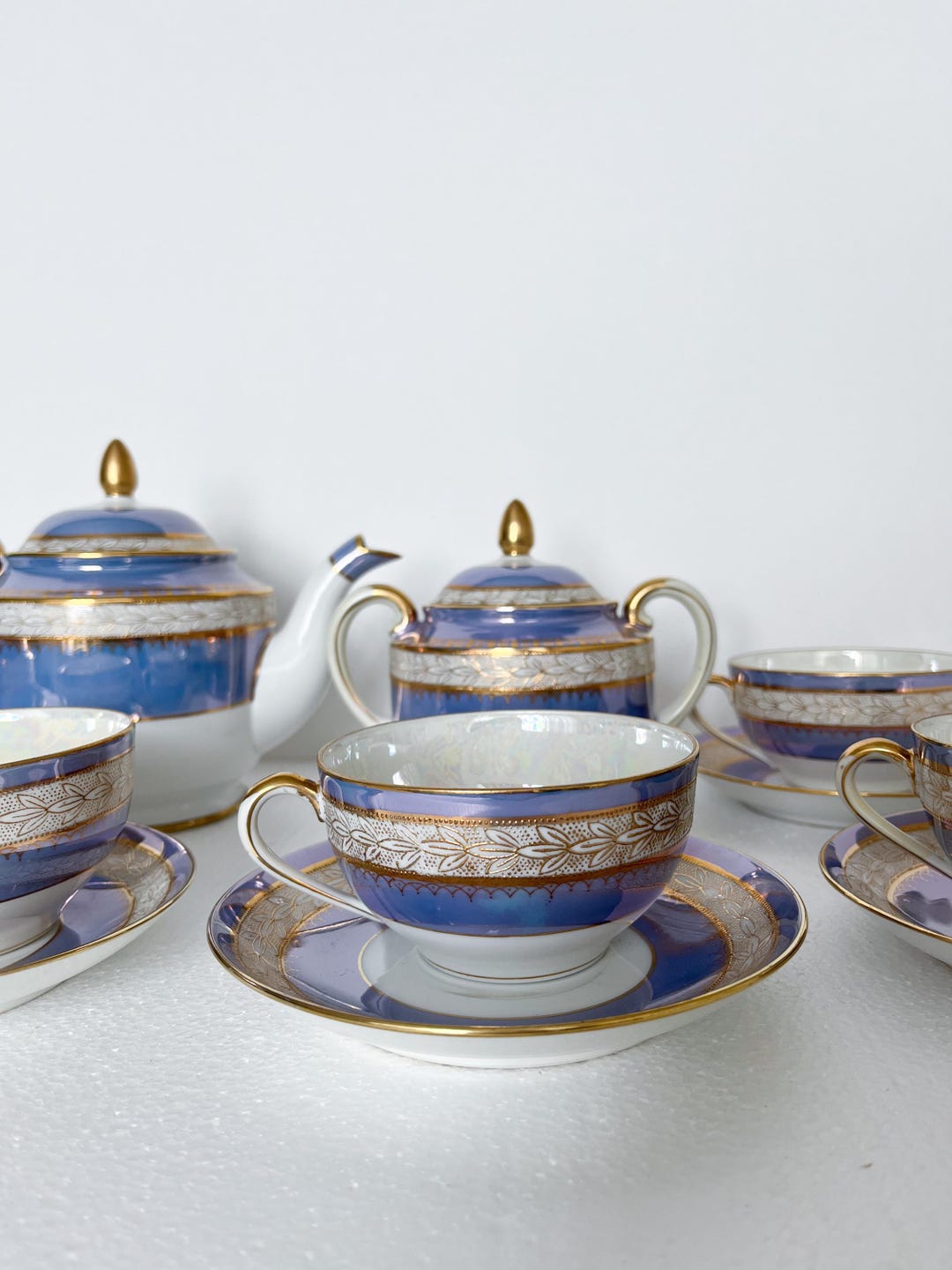 Vintage Noritake Lusterware Tea Service China Set Vintage Noritake Tea ...
