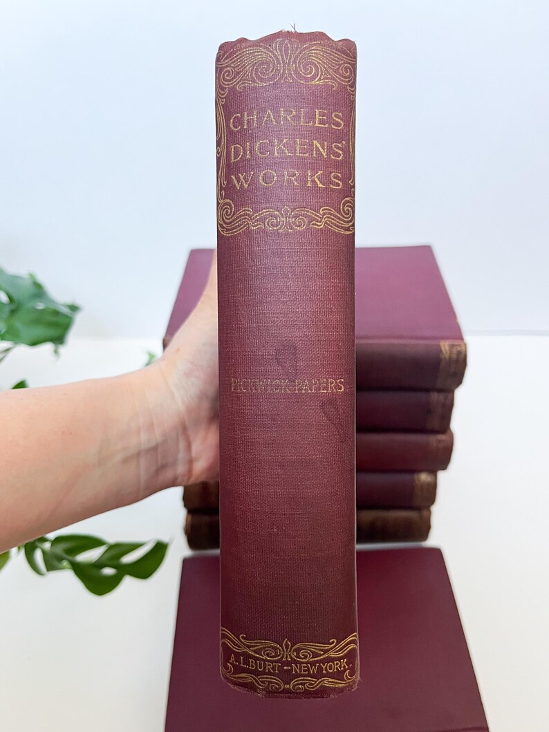 Antique Charles Dickens Works Collection 1900s Vintage Books - Etsy