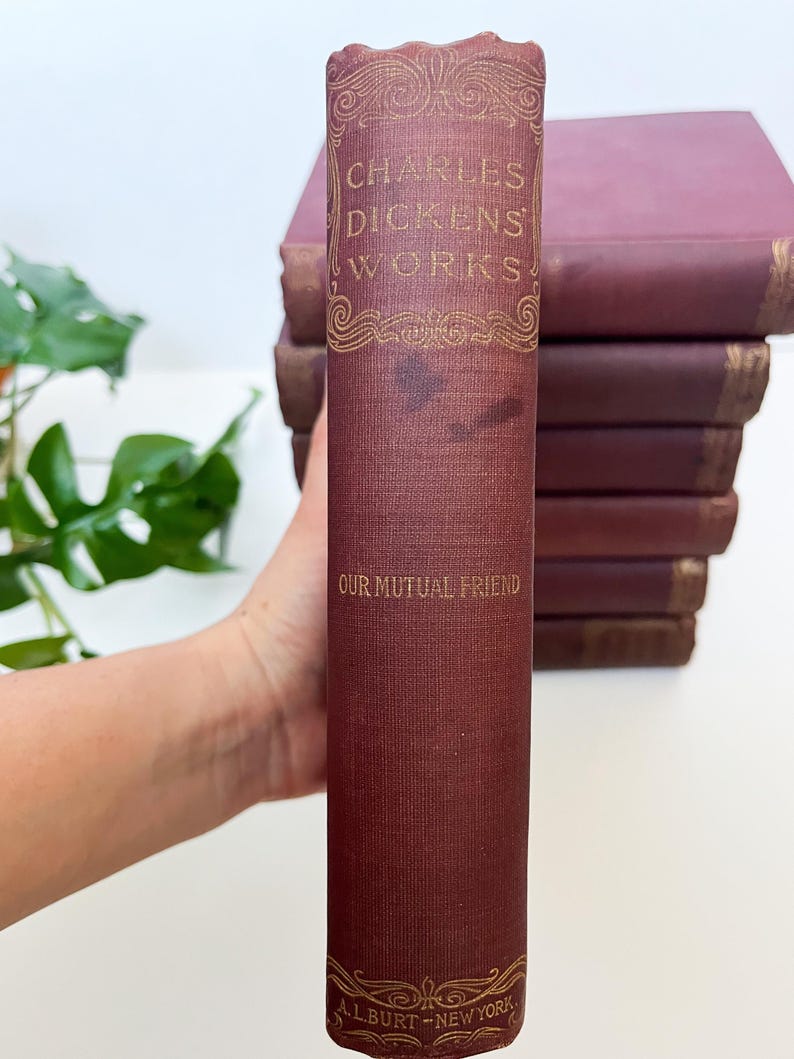 Antique Charles Dickens Works Collection 1900s Vintage Books - Etsy