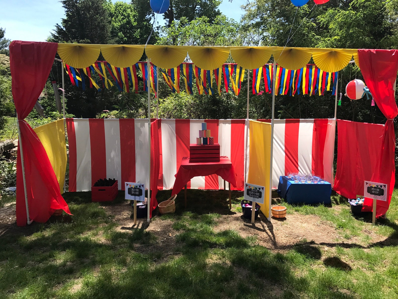 Carnival Booth PVC Frame Digital PLANS - DIY Carnival Booths ...