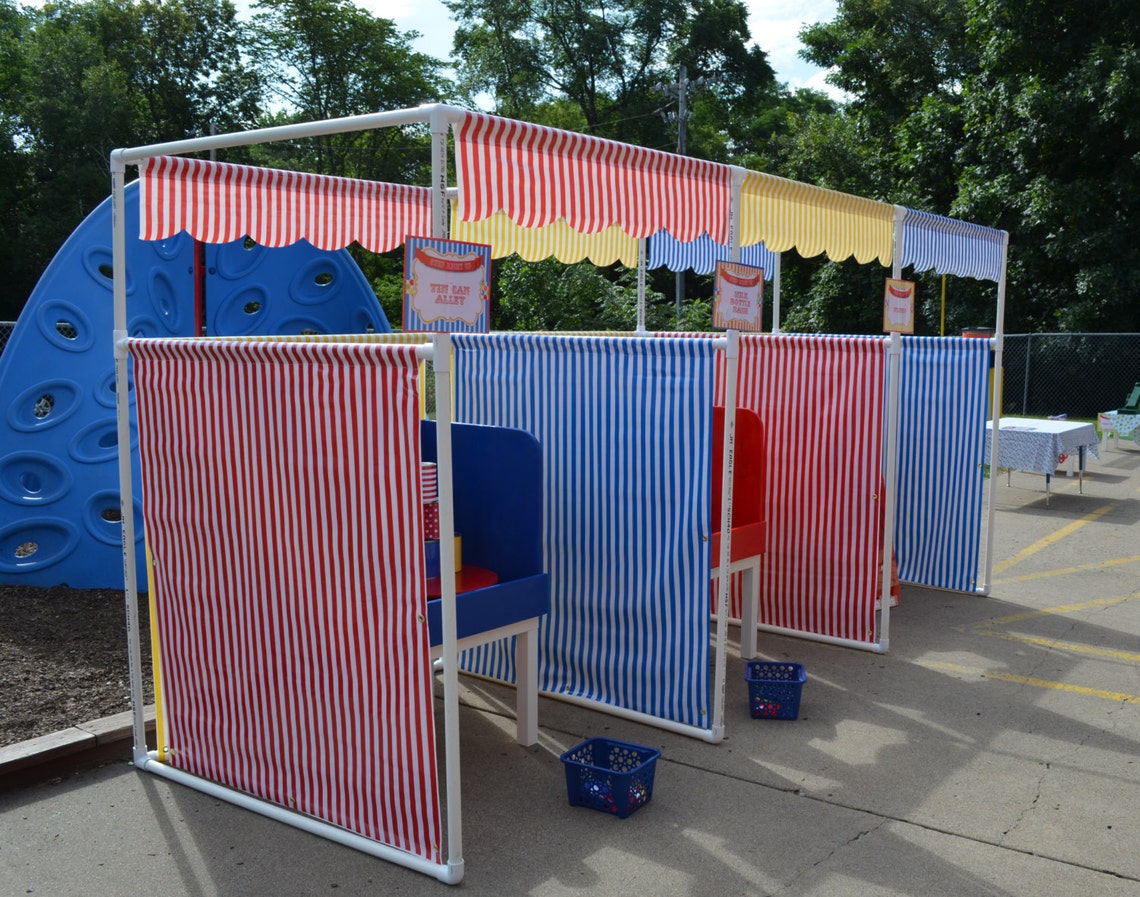 Carnival Booth PVC Frame Digital PLANS DIY Carnival Booths - Etsy