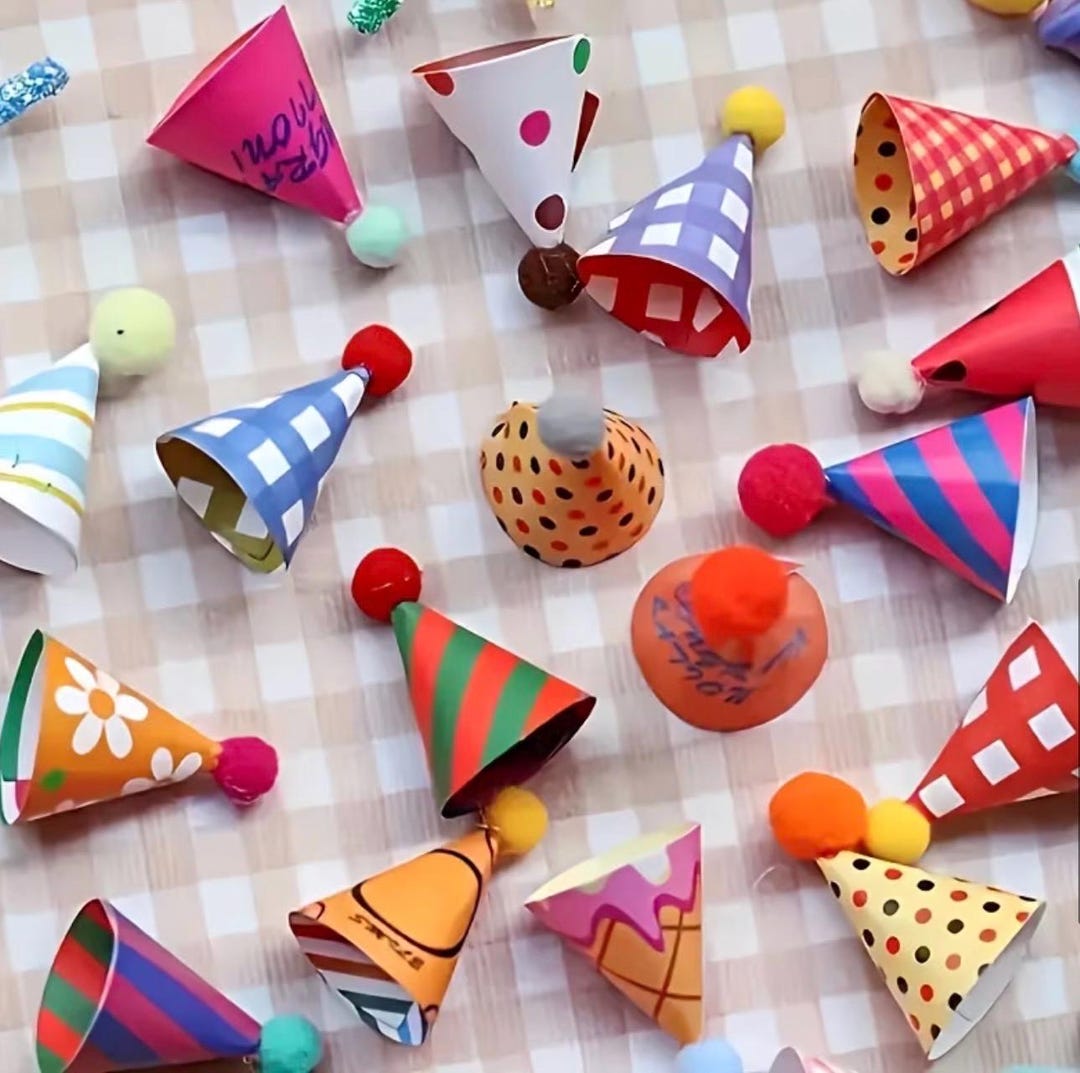 Mini Party Hat for Decorations and Cake Topper ( 15pcs) - Etsy