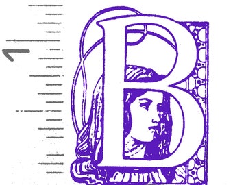 Letter B Rubber Stamp - Etsy
