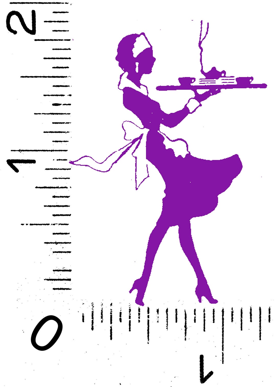 Waitress Rubber Stamps - Etsy