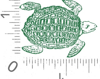 Leatherback Sea Turtle Hand Carved Stamp Sea Turtle Rubber - Etsy
