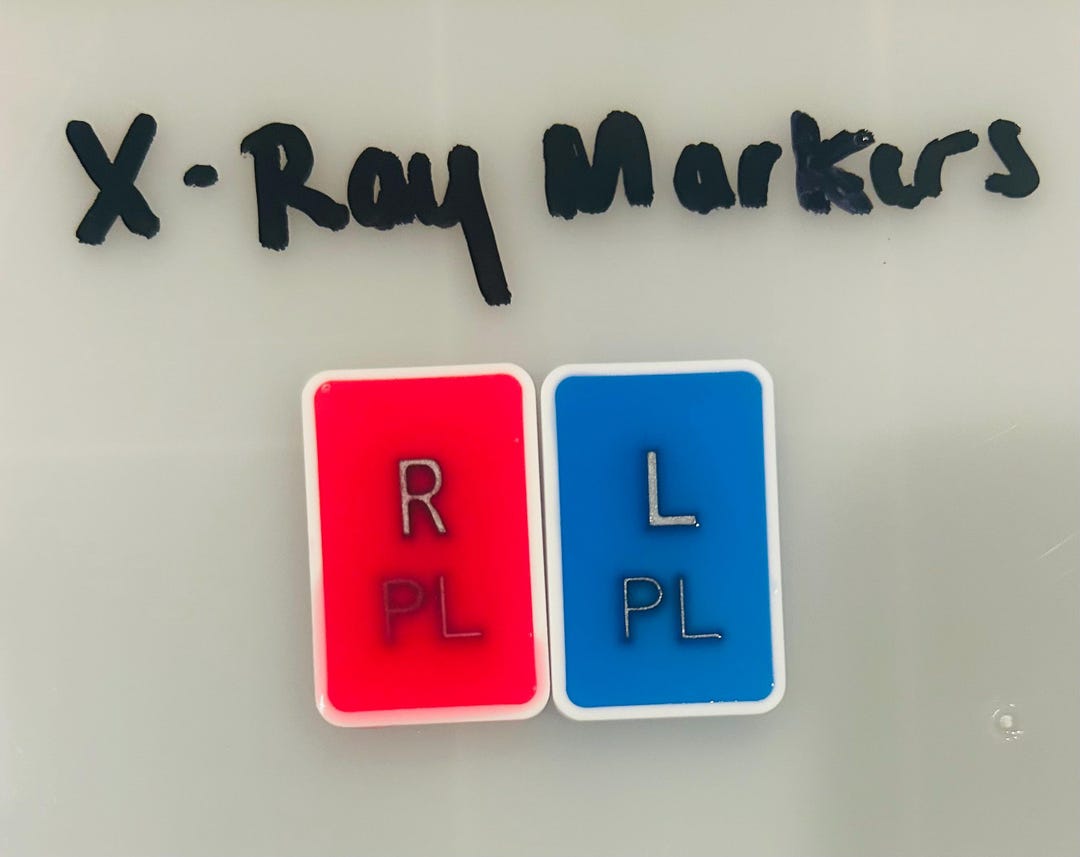 X-ray Lead Markers With Initials - Etsy