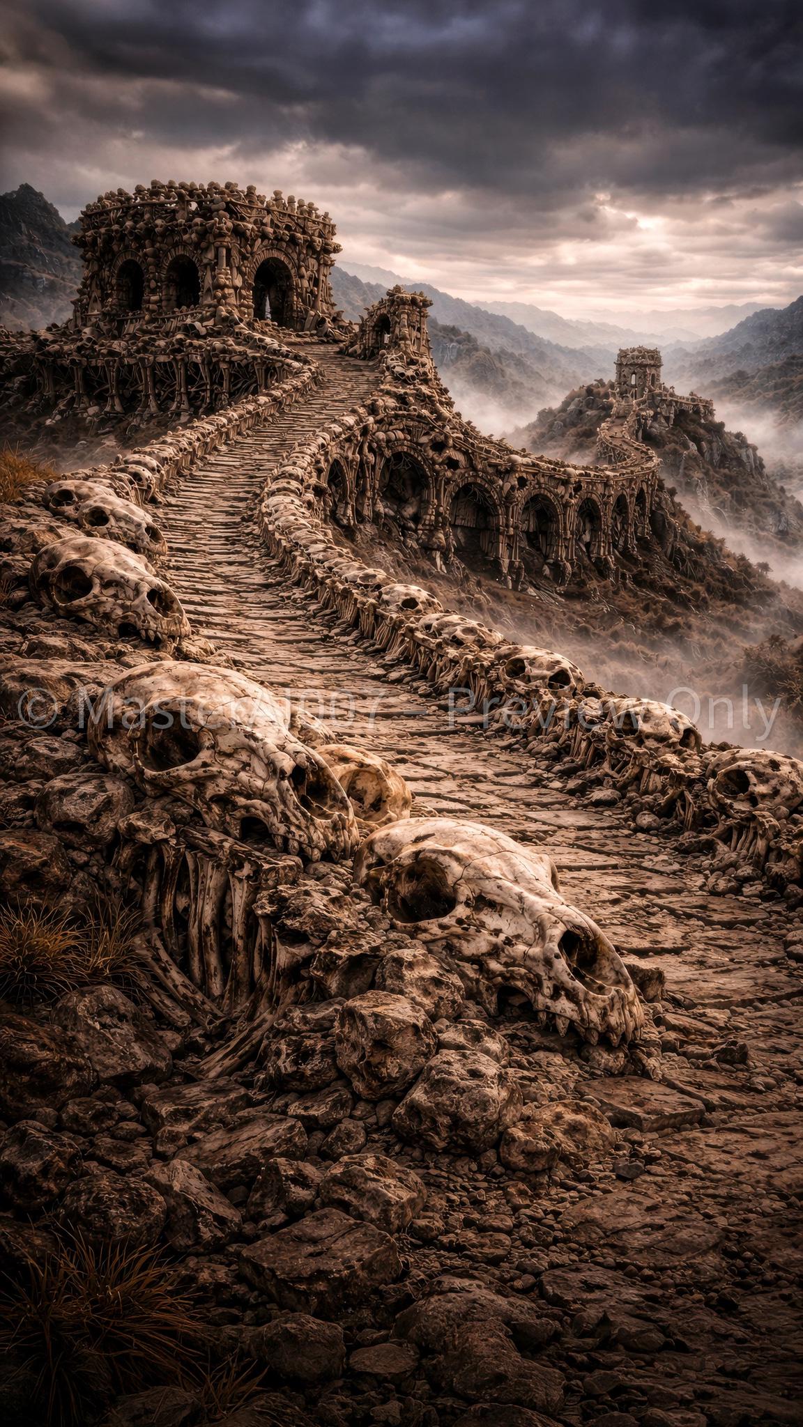 Bone Wonders of the World – 7 Dark Fantasy MOBILE Wallpapers | 4K Phone ...