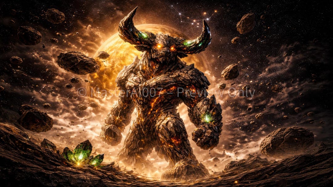 Taurus Zodiac – Dark Fantasy Sci-fi 4K/5K Wallpapers for Desktop ...
