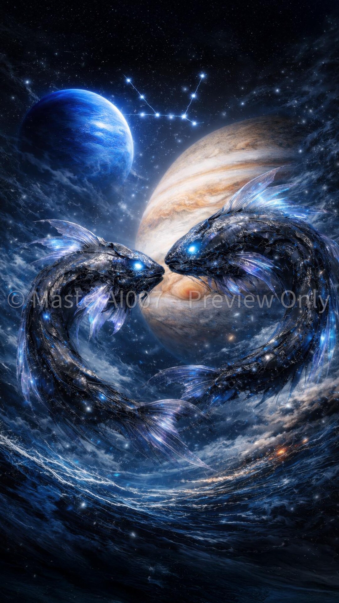 Pisces Zodiac – Dark Fantasy Sci-fi 4K/5K Wallpapers for Desktop ...