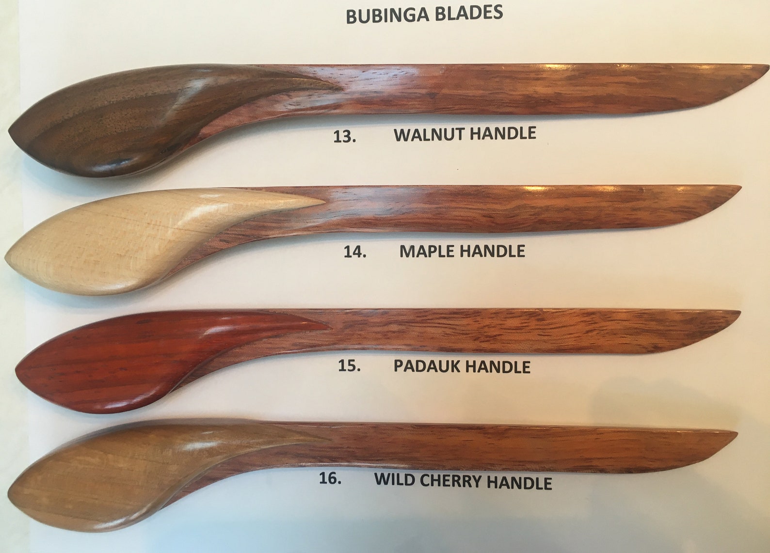 Sculpted Wood Letter Opener // Elegant // Ergonomic // Distinctive ...