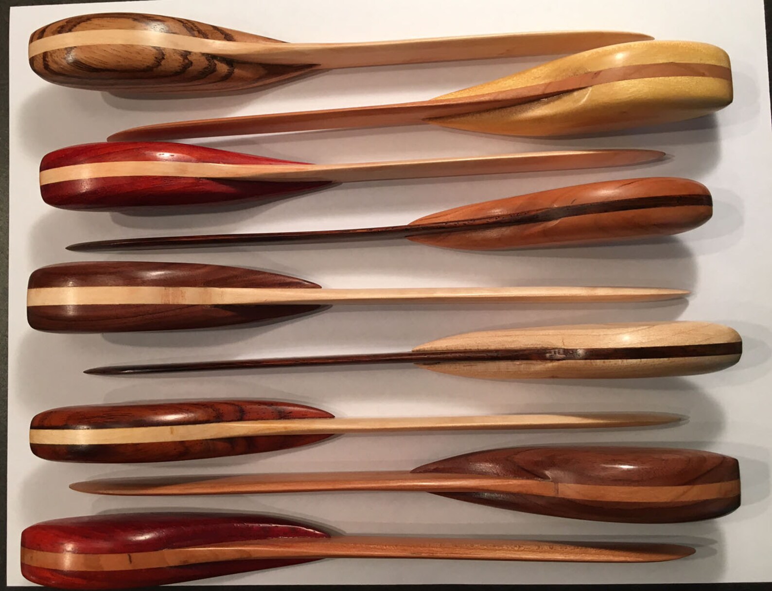 Sculpted Wood Letter Opener // Elegant // Ergonomic // Distinctive ...