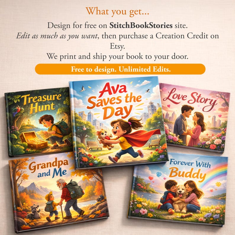 Custom Storybook You Design | Personalized Book With Your Photos ...