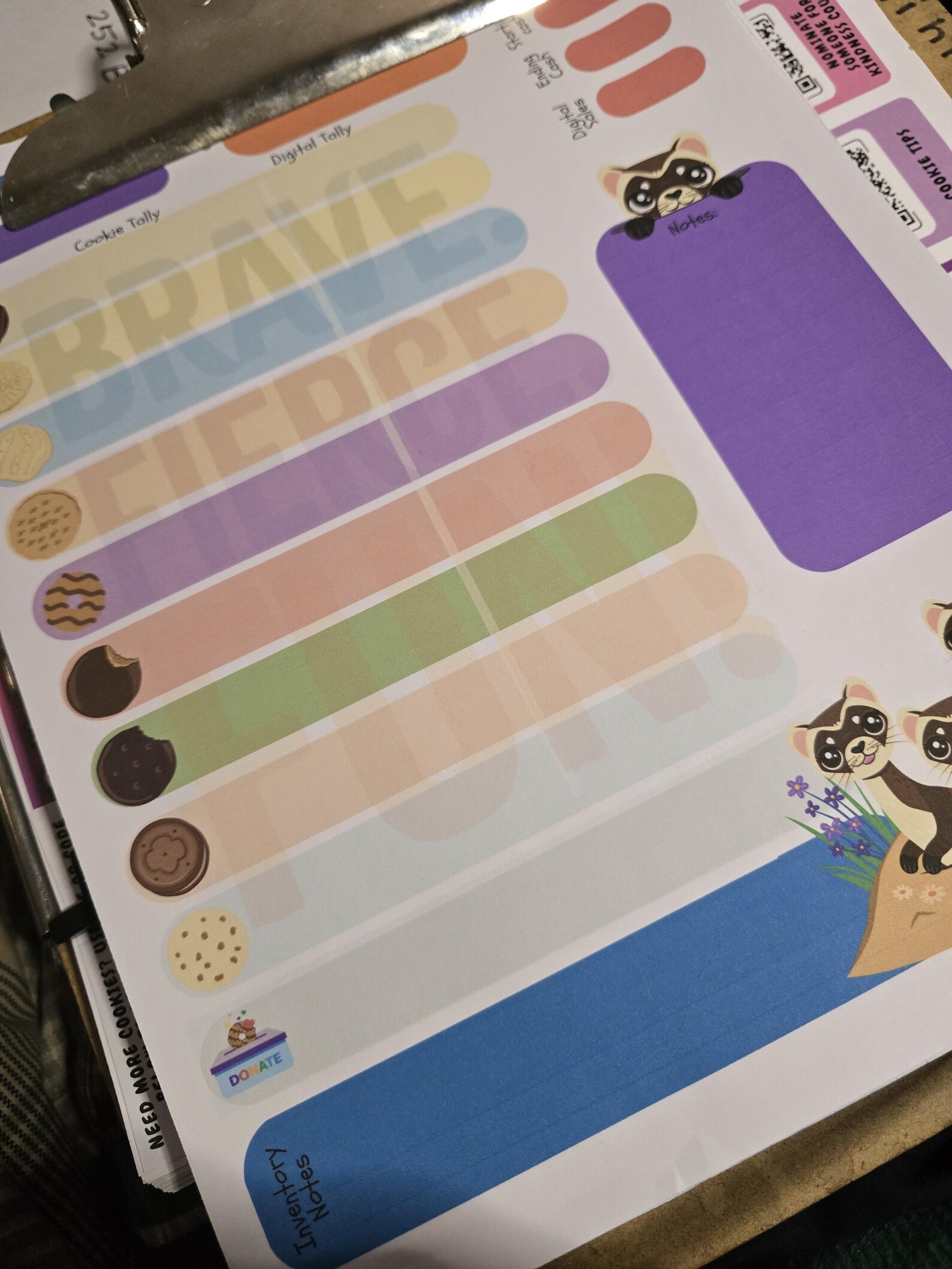 2026 LBB Girl Scout Cookie Booth Tracker - Etsy
