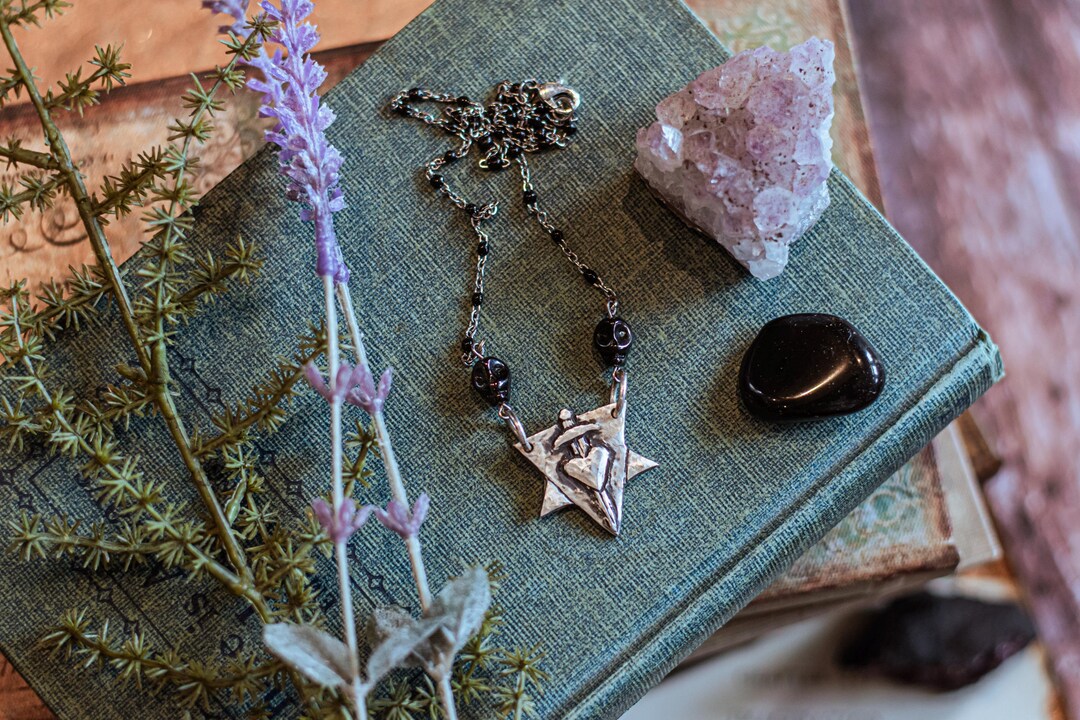 Villain Era ||| Handcrafted Fine Silver Pendant | Evil Witchy Jewelry ...