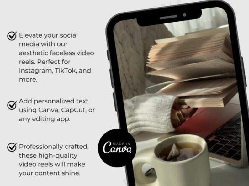 Faceless Social Media Guide: Tiktok & Instagram Growth (digital ...