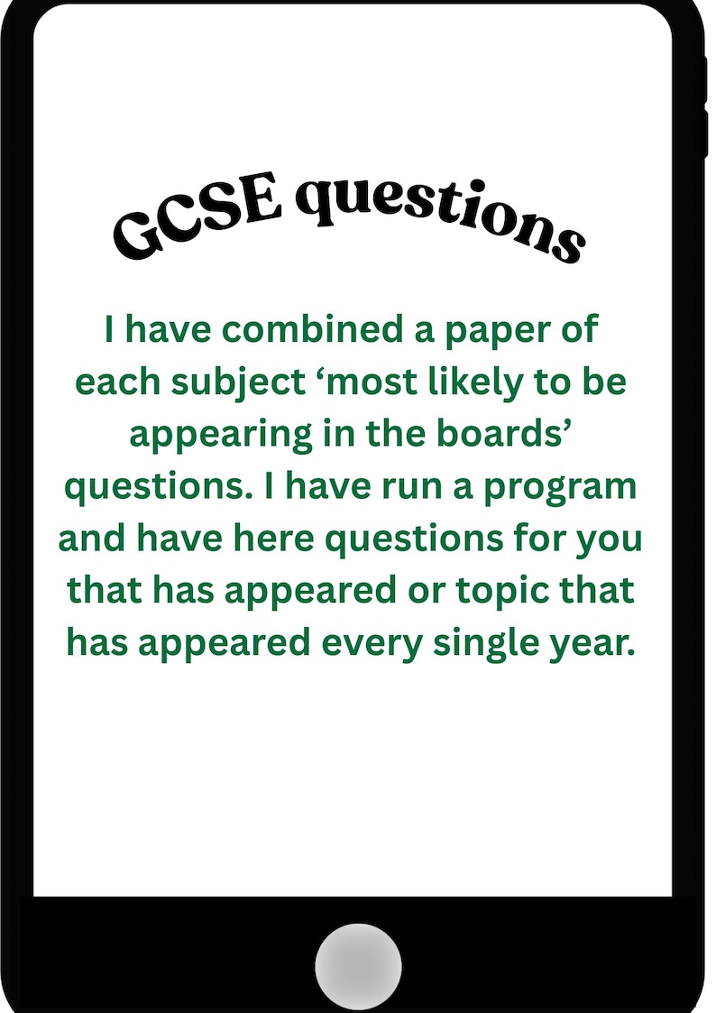 GCSE Biology 2026 Predicted Questions | AQA, Edexcel, OCR (pdf Download ...
