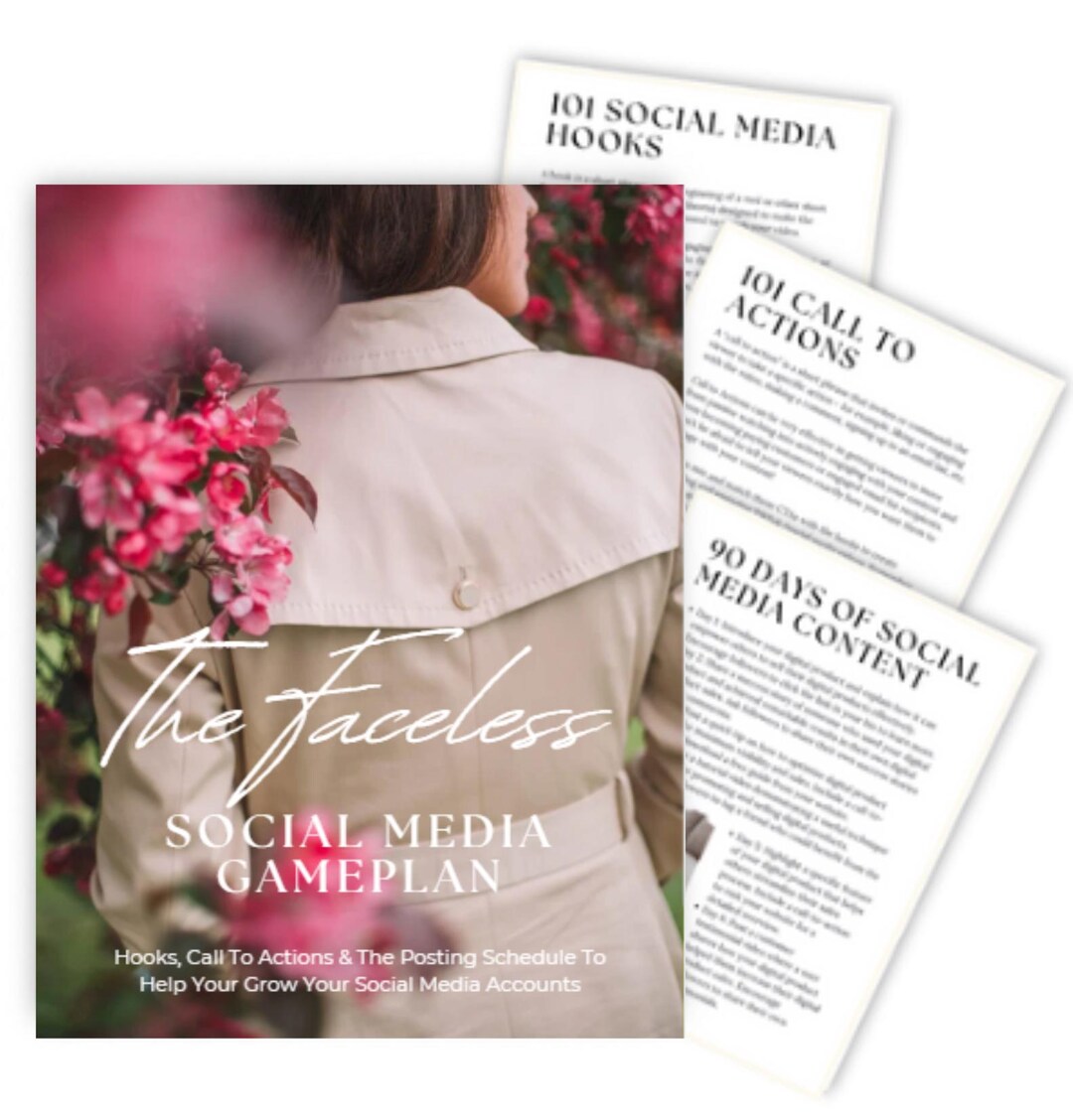 Faceless Social Media Guide: Tiktok & Instagram Growth, Why Faceless ...
