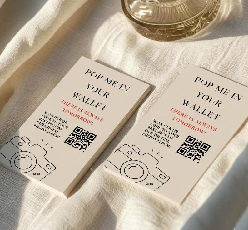 Photo QR Code Sign for Weddings | Printable Guest Wedding Photo Upload ...