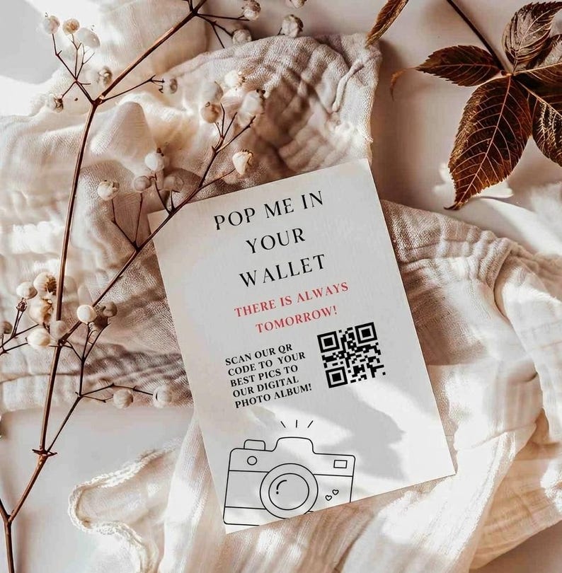 Photo QR Code Sign for Weddings | Printable Guest Wedding Photo Upload ...