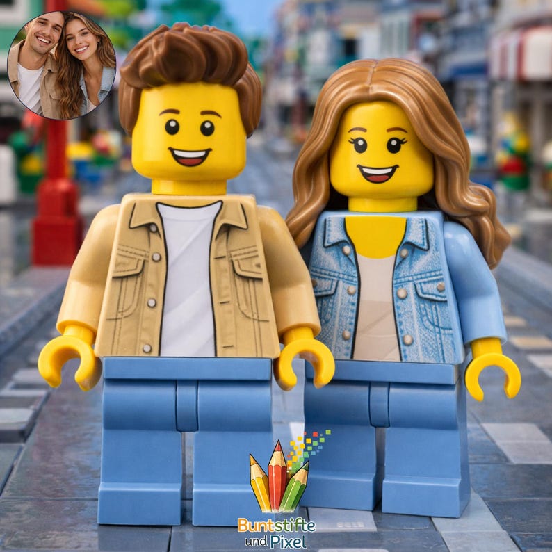 Custom Lego Minifigure From Your Photo | Personalized Figure & Dog ...