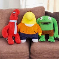 Plush Toy Smiling Friends Glep Plushie Handmade - Etsy