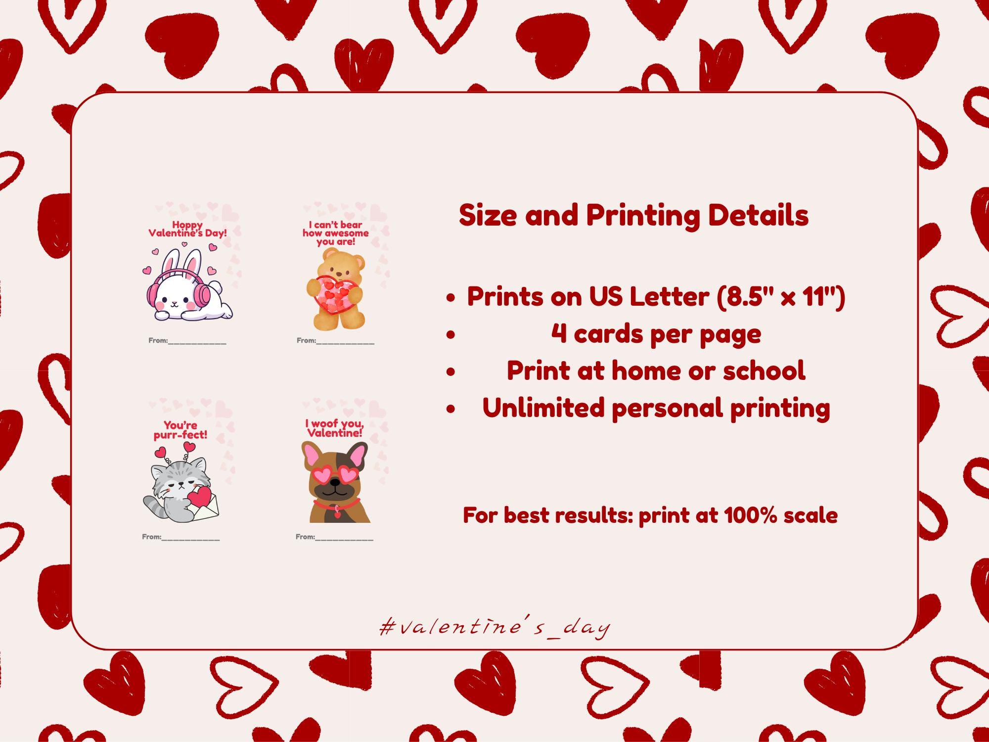 Editable Valentine Cards for Kids, Funny School Valentines, Canva ...