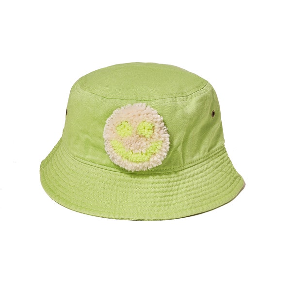 Lime Green Bucket Hat - Etsy