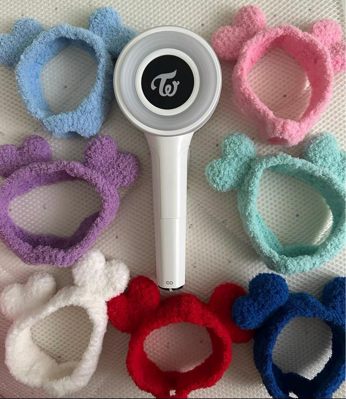TWICE Candybong Lightstick Crochet Cover | Interchangeable Member ...