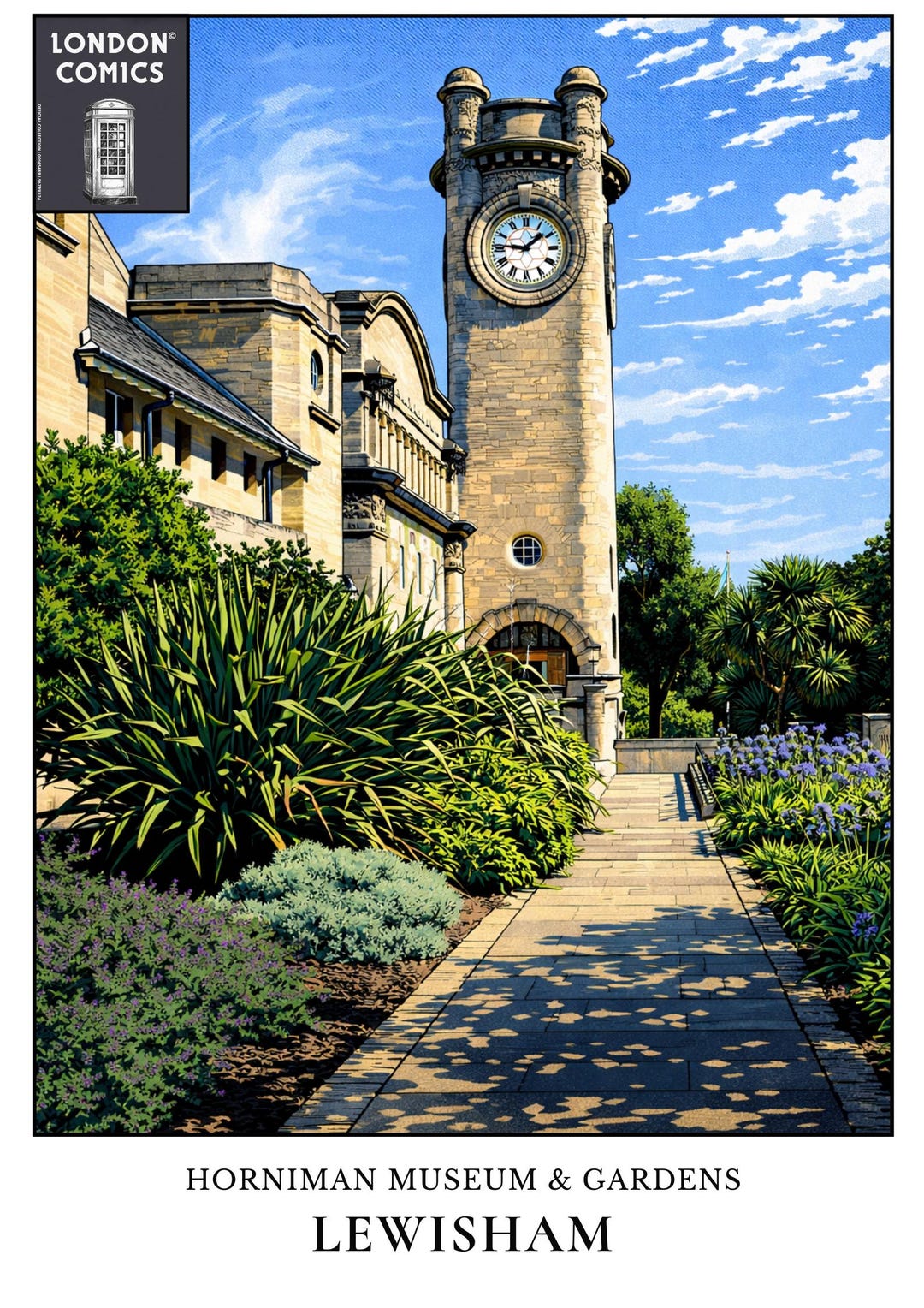 Horniman Museum & Gardens Clock Tower, Lewisham - Illustrated London ...