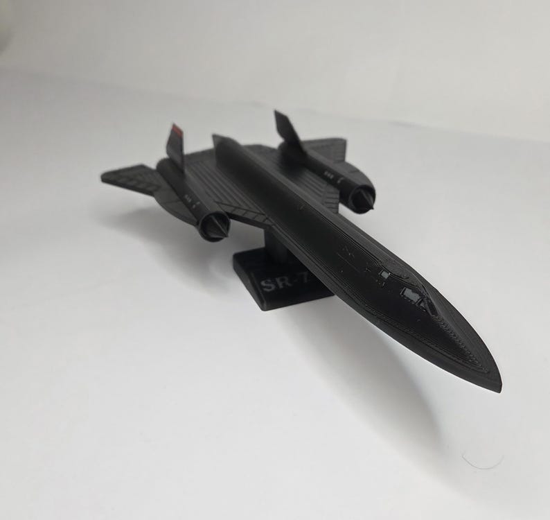 SR-71 Blackbird 3D Printed Model Kit - Etsy