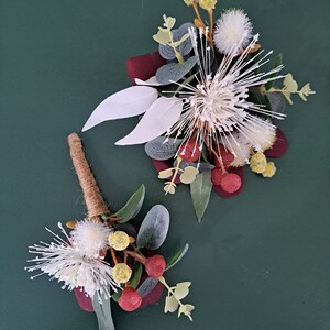 Australian Native Flower Wrist Corsage. Faux Artificial Gum Blossom ...