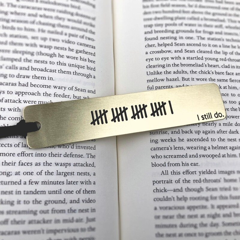 Metal Bookmark - Etsy