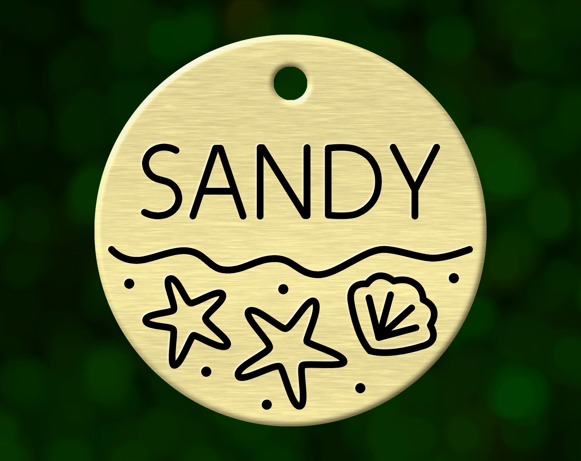 Sandy Name Logo