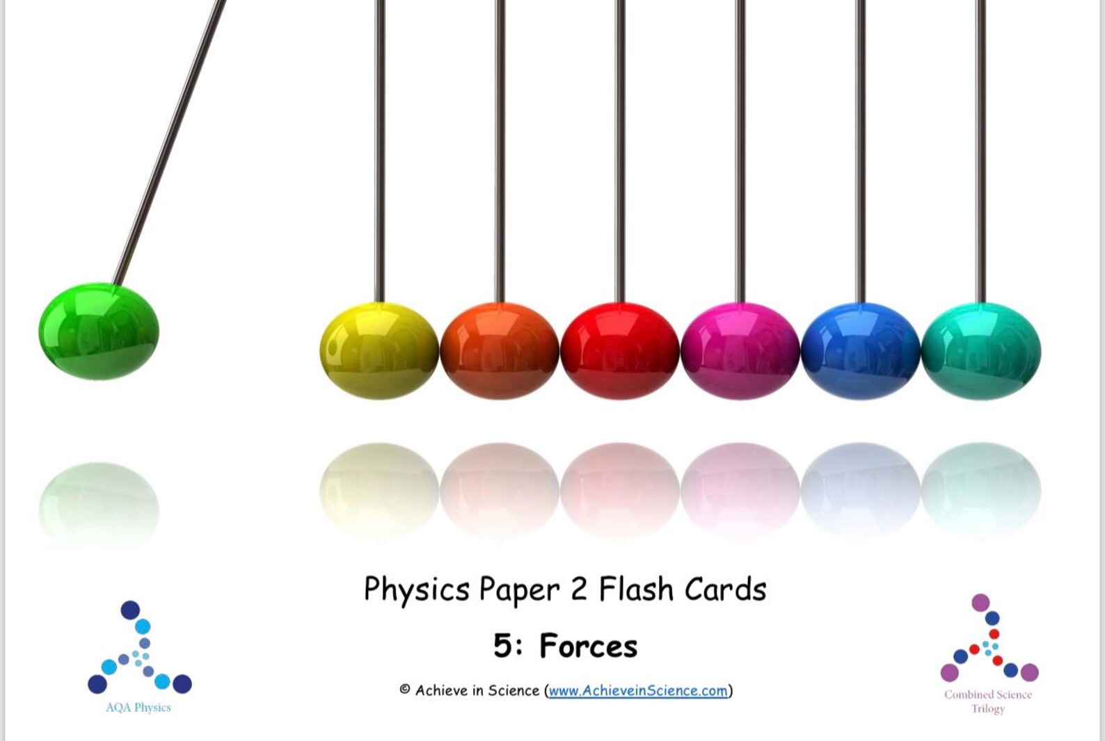 GCSE Revision Flash Cards - AQA Physics P2.5 Forces - Etsy