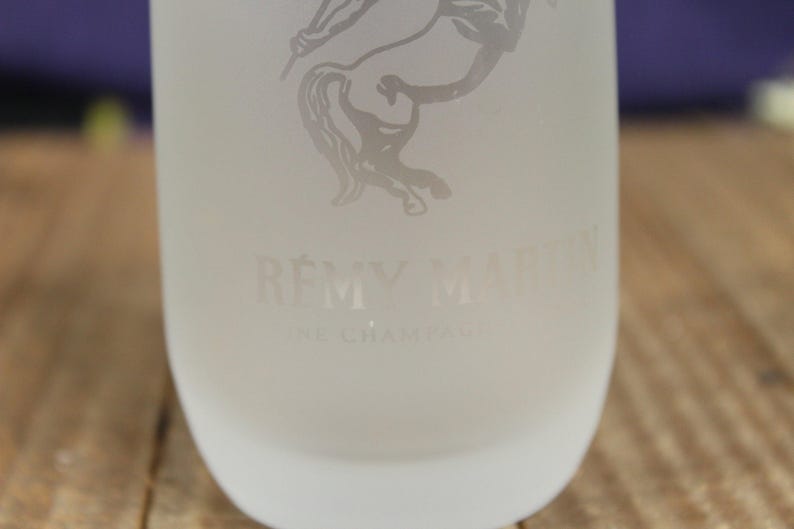 Remy Martin 5in Tall Frosted Cognac Drinking Glass Home Kitchen Barware ...
