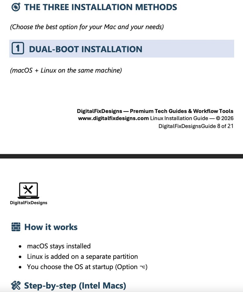 Linux Installation Guide – Step-by-step PDF for Beginners - Etsy