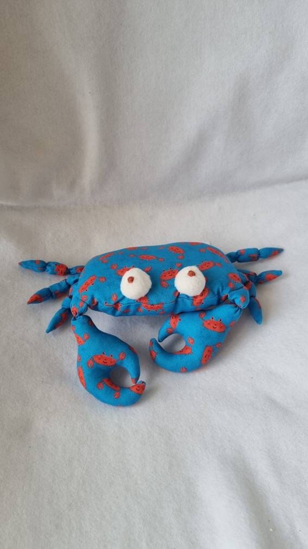 Crab Plushie / Stuffed Toy Crab / Crab Plush Toy / Handmade - Etsy