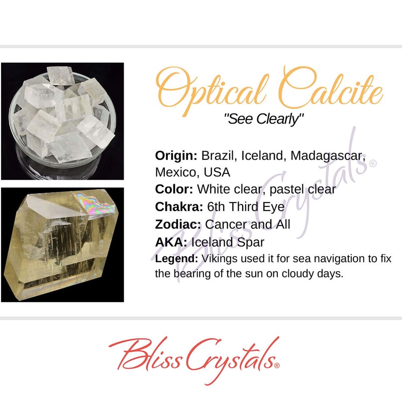Optical Calcite - Etsy