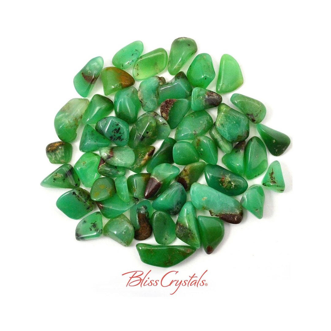 Gemmy! CHRYSOPRASE Tumbled Stone Healing Crystal Xs-sml #CT04 - Etsy