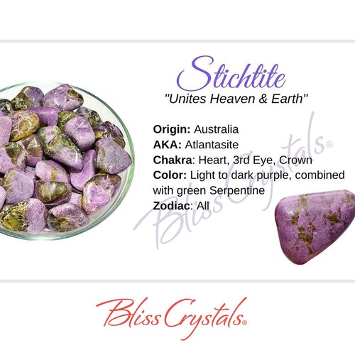 AMETHYST Crystal Information Card Double Sided HC10 - Etsy