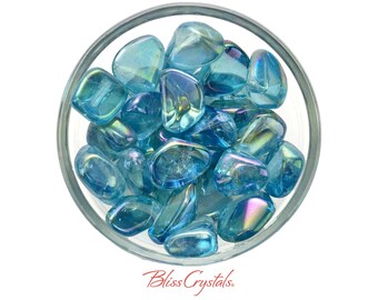 1 XL Crackle QUARTZ Tumbled Stone Extra Quality Pure Sparkling | Etsy