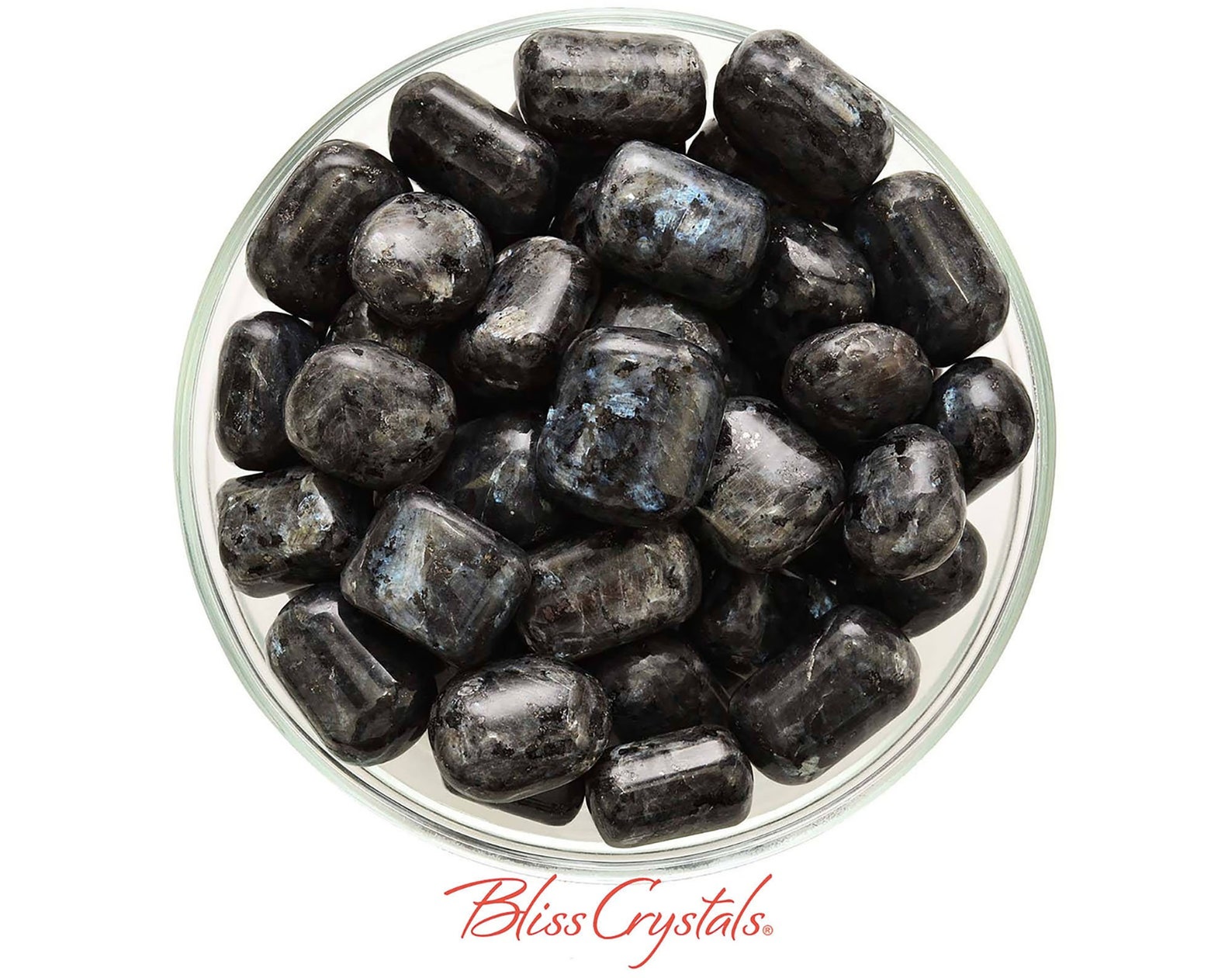 1 blue Pearl MOONSTONE Tumbled Stone Aka Larkavite - Etsy