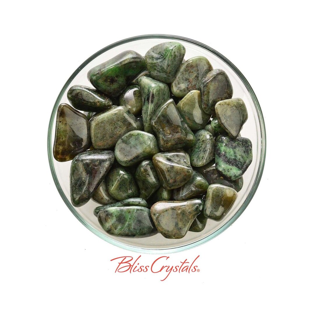 GROSSULARITE Tumbled Stone Aka Green Garnet #GL01 - Etsy