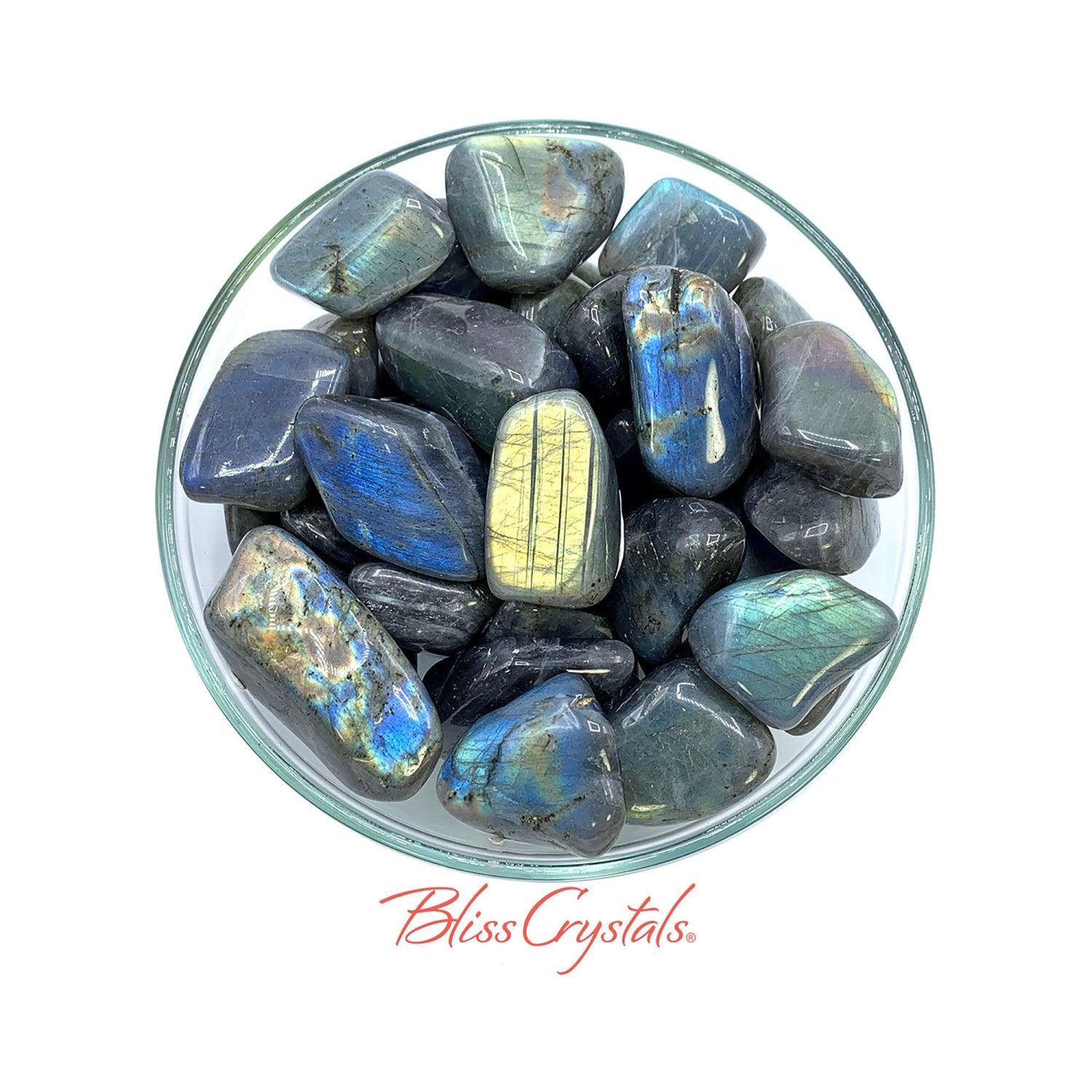 LABRADORITE Tumbled Stone W Flash #LT61 - Etsy