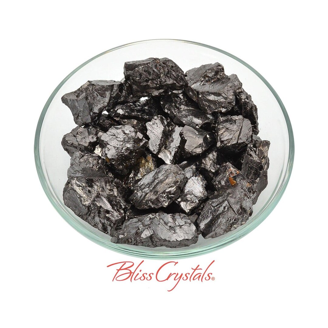 SHUNGITE Rough Chunk Aka Elite Noble Stone Extra Quality, Rare Crystal ...