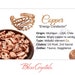 COPPER Crystal Information Card Double Sided HC89 - Etsy