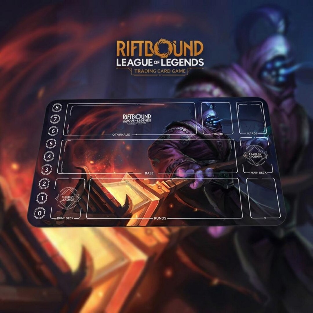 Jax League of Legends Playmat | Riftbound TCG Deskmat - Etsy