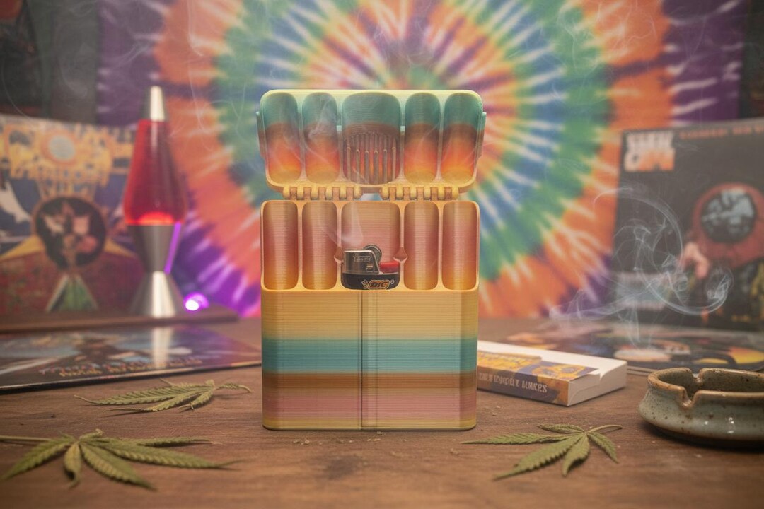 Joint + Lighter Holder | Slim Lighter Case | Smoking Accessory | 420 ...