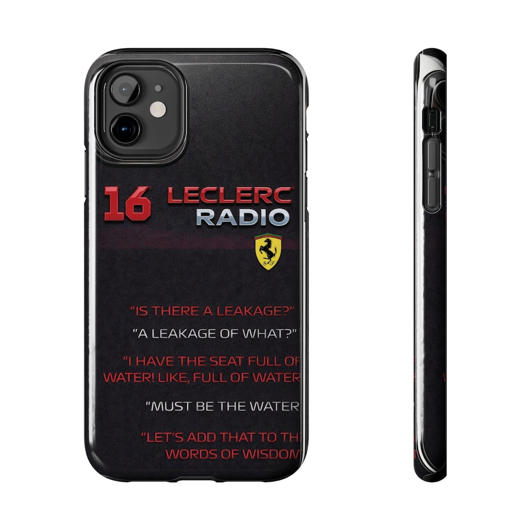 Charles Leclerc Radio Moments Phone Case | Formula 1 Racing - Etsy
