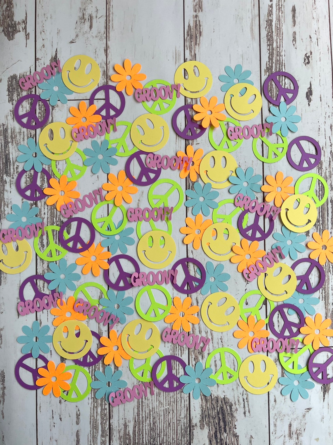 Two Groovy Theme Party Decorations for Retro Bachelorette Five is A ...